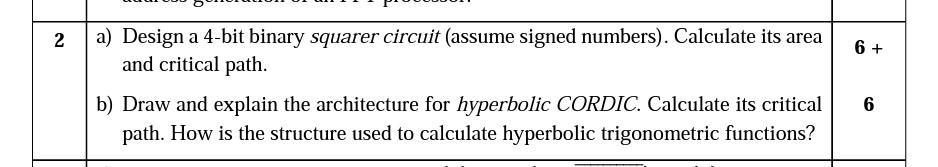 Solved Answer the following two questions related to | Chegg.com