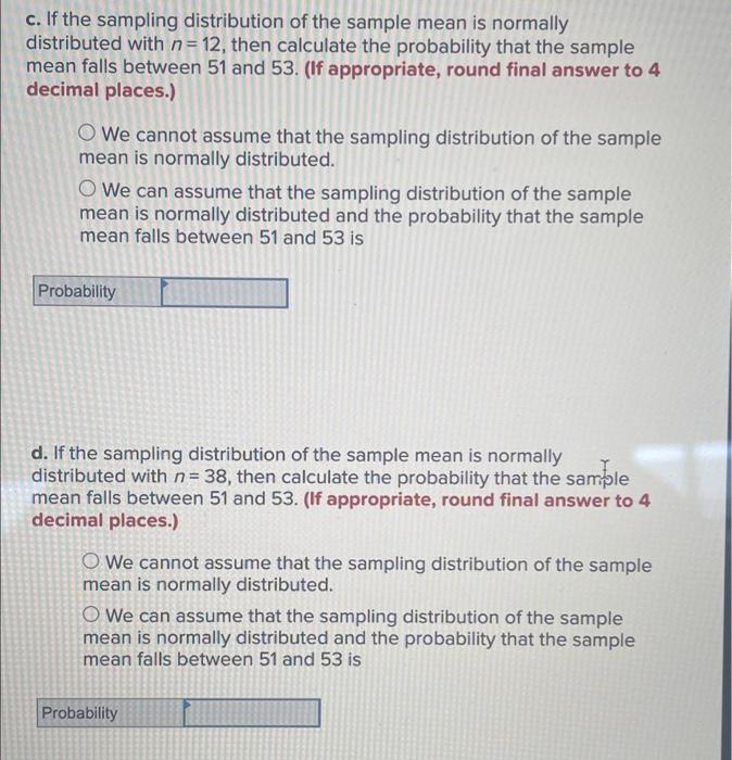 Solved A random sample is drawn from a population with mean | Chegg.com