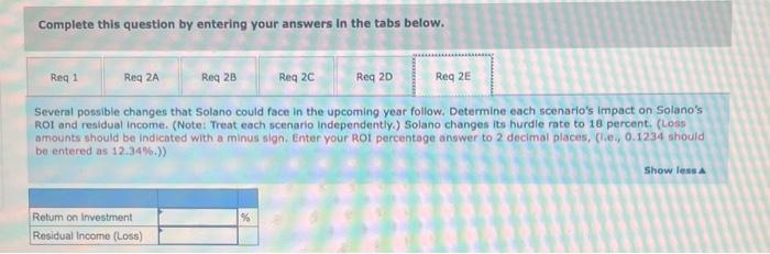 Solved E10-6 (Algo) Calculating Return on Investment, | Chegg.com