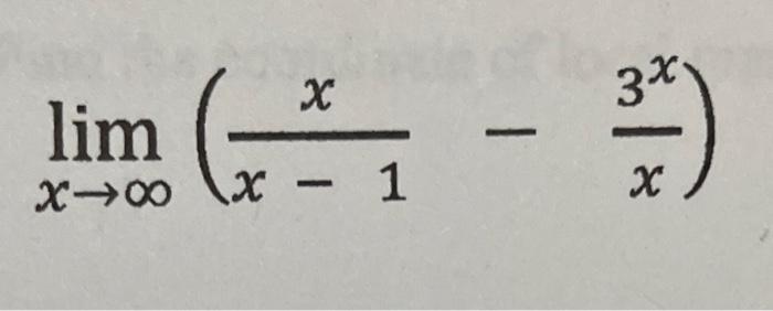 Solved х 3* lim X - 1 х lim xvx X+0+ | Chegg.com
