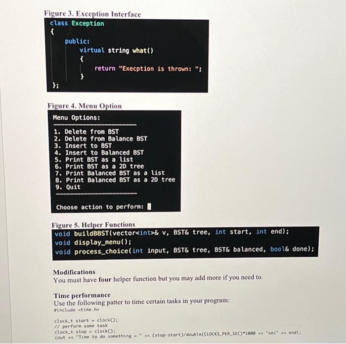 Solved can help me to creat the all program for me BST until | Chegg.com
