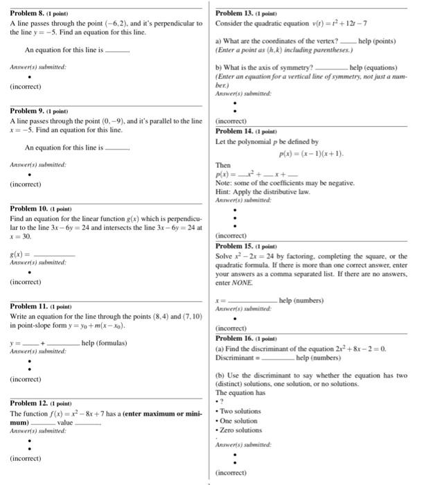 Solved answer all questions plz | Chegg.com Solved answer all questions plz | Chegg.com