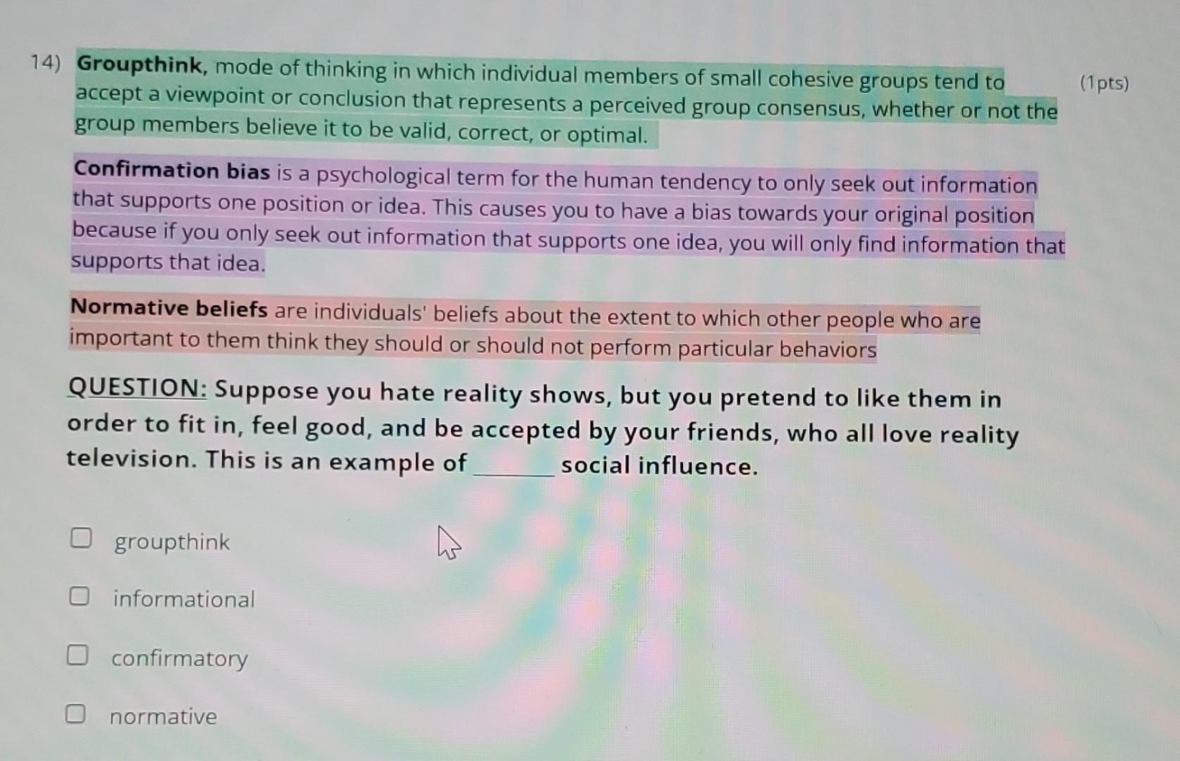 Solved Central route to persuasion occurs when a person is | Chegg.com