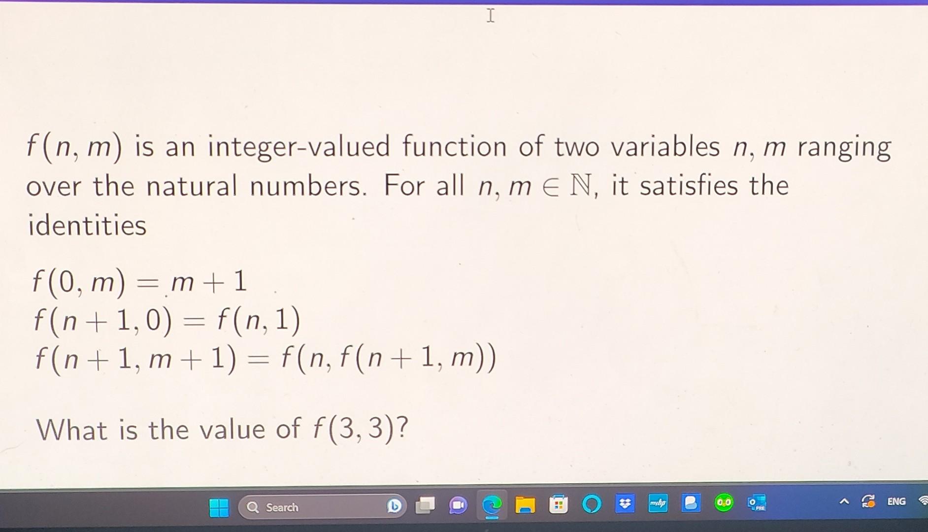 mathematical problem solving I need a general formula | Chegg.com