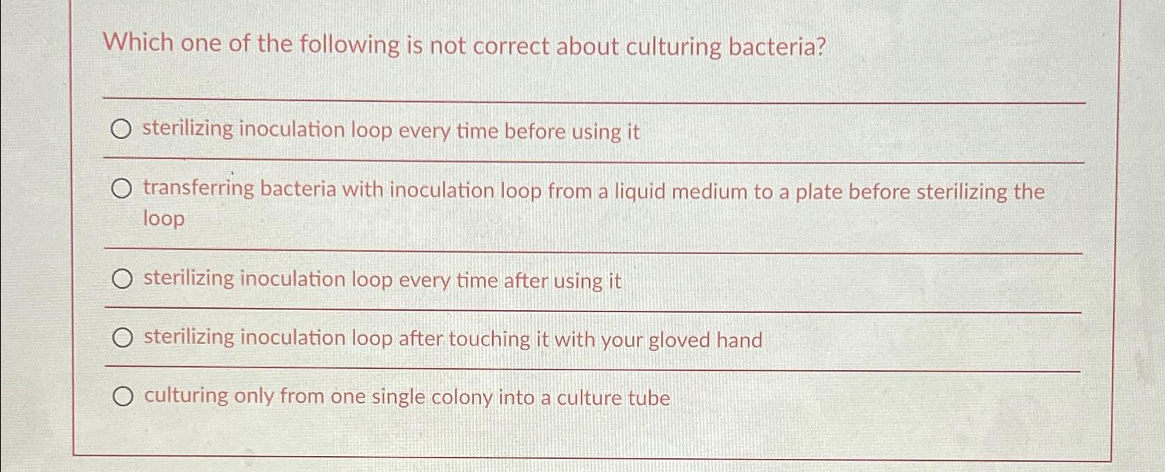 Solved Which one of the following is not correct about | Chegg.com