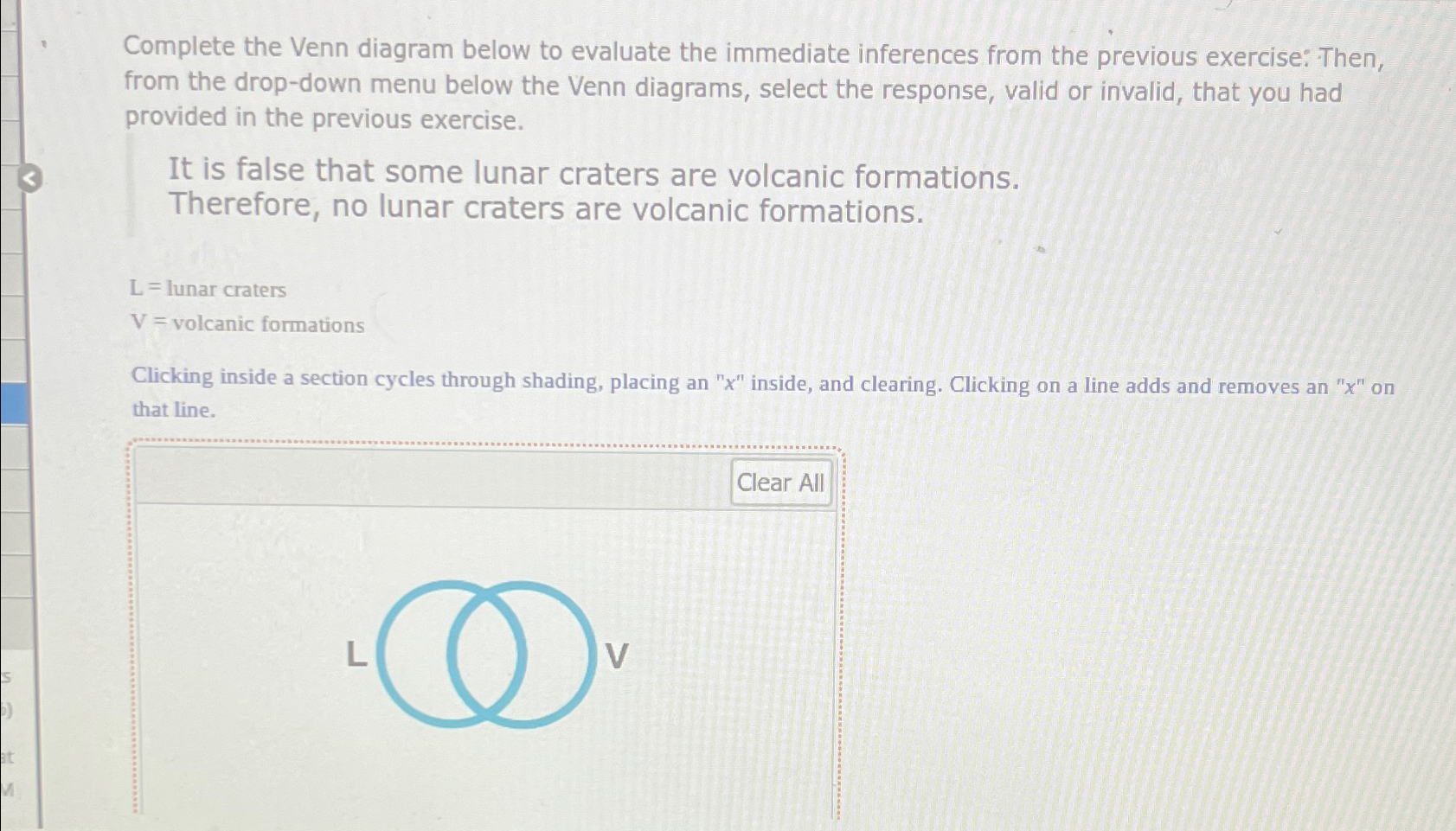Complete the Venn diagram below to evaluate the | Chegg.com
