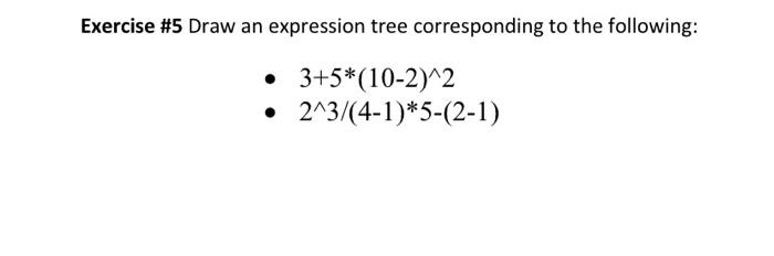Solved Exercise \#3 Evaluate the following postfix notation | Chegg.com