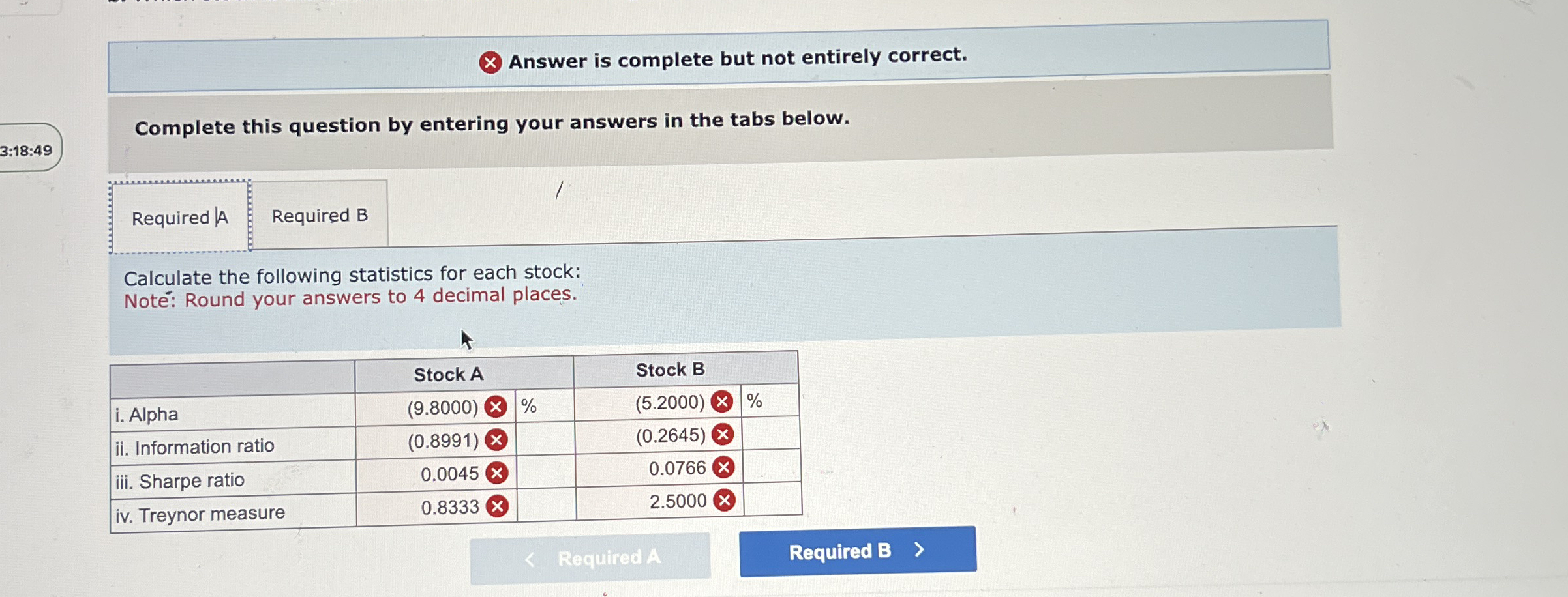 Consider the two (excess return) ﻿index-model | Chegg.com