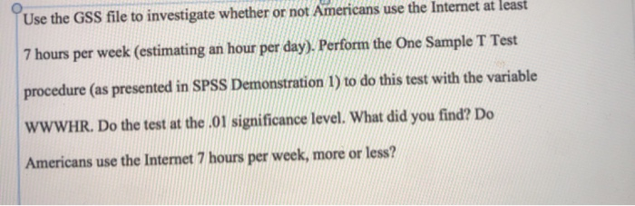 Use the GSS file to investigate whether or not | Chegg.com