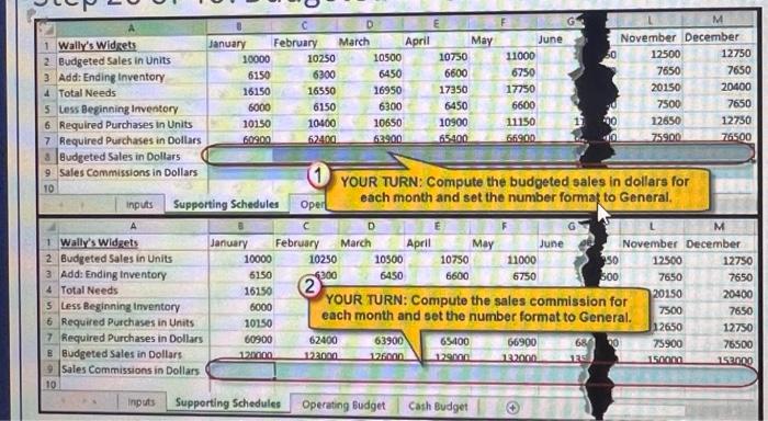 Solved help me with the excel formuals pls pls show me the | Chegg.com