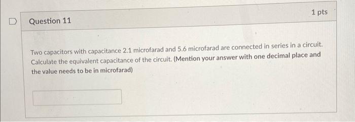 Solved Two capacitors with capacitance 2.1 microfarad and | Chegg.com