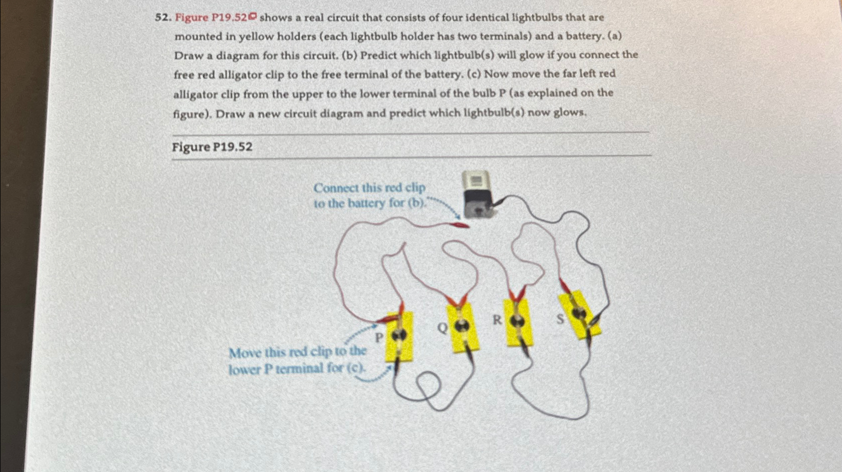 Solved Figure P19.520 ﻿shows a real circuit that consists of | Chegg.com
