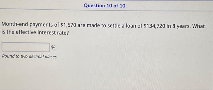 Solved The value of a 7 year lease that requires payments of | Chegg.com