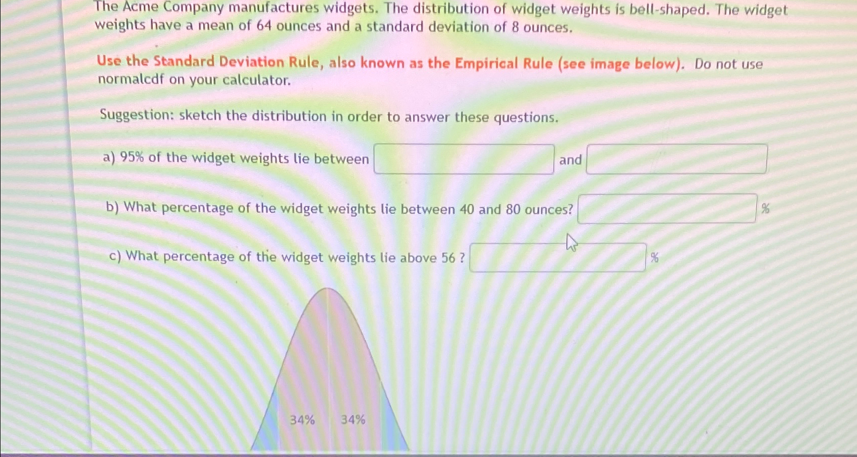 The Acme Company manufactures widgets. The | Chegg.com