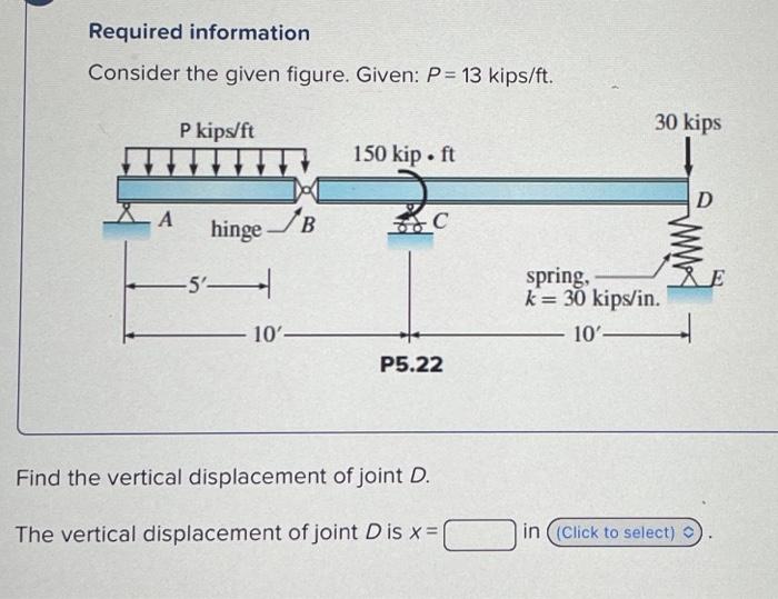 Solved Required information Consider the given figure. | Chegg.com