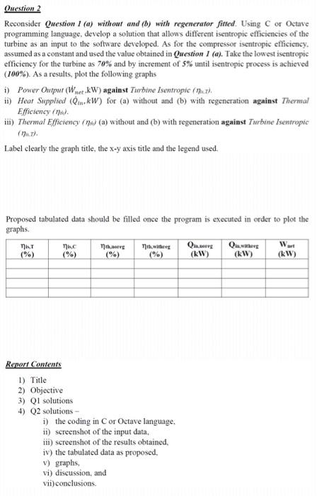 Solved Question 2 Reconsider Question 1 (a) without and (b) | Chegg.com Solved Question 2 Reconsider Question 1 (a) without and (b) | Chegg.com
