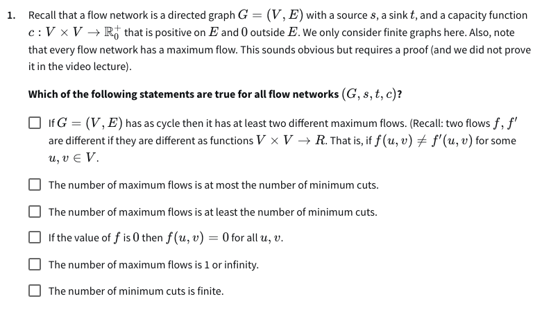 Solved Recall that a flow network is ﻿a directed graph | Chegg.com