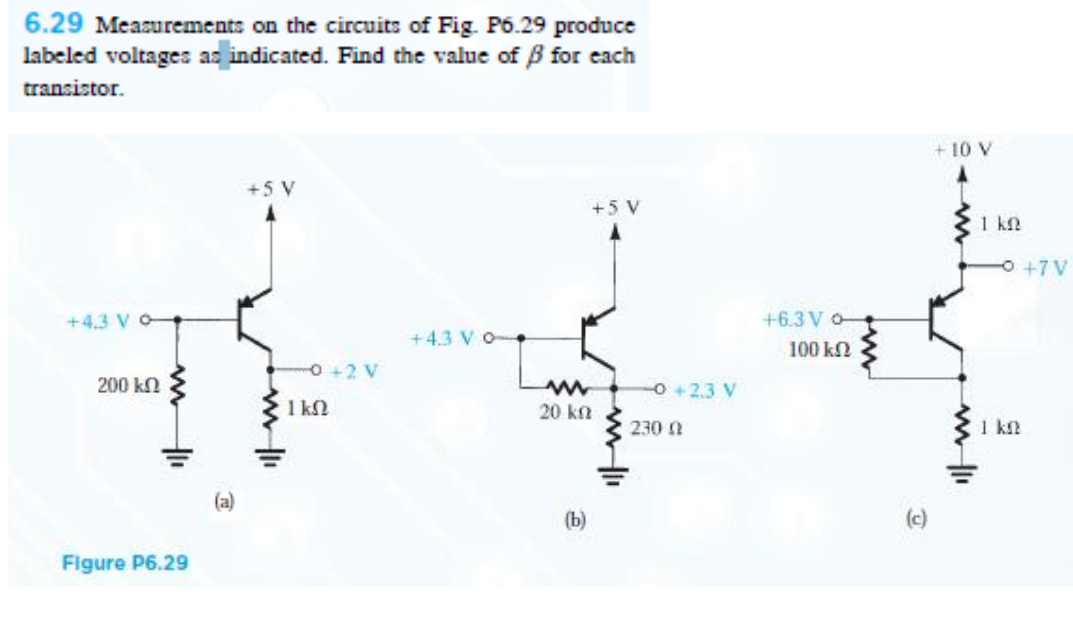 Solved 6.29 ﻿Measurements on the circuits of Fig. P6.29 | Chegg.com