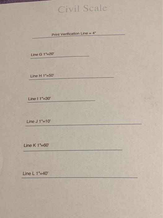 Solved using a civil scale, answer must be in decimal fedt | Chegg.com