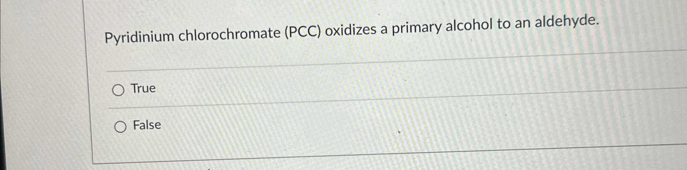 Solved Pyridinium chlorochromate (PCC) ﻿oxidizes a primary | Chegg.com