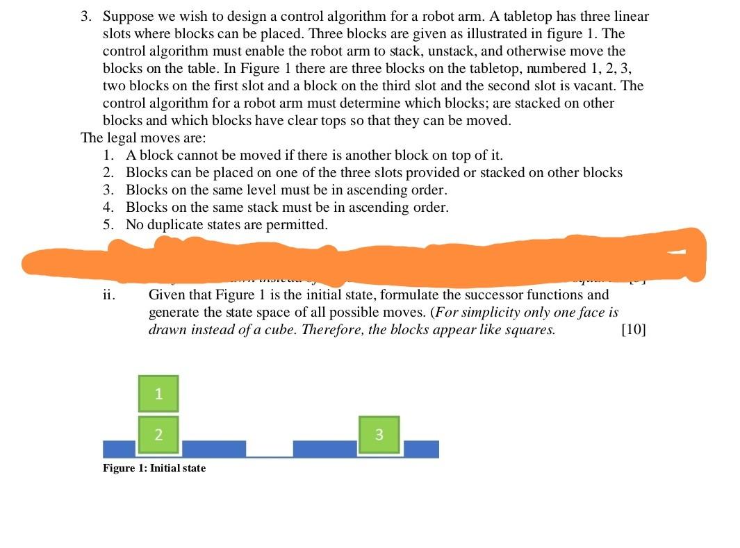 Solved 3. Suppose we wish to design a control algorithm for | Chegg.com