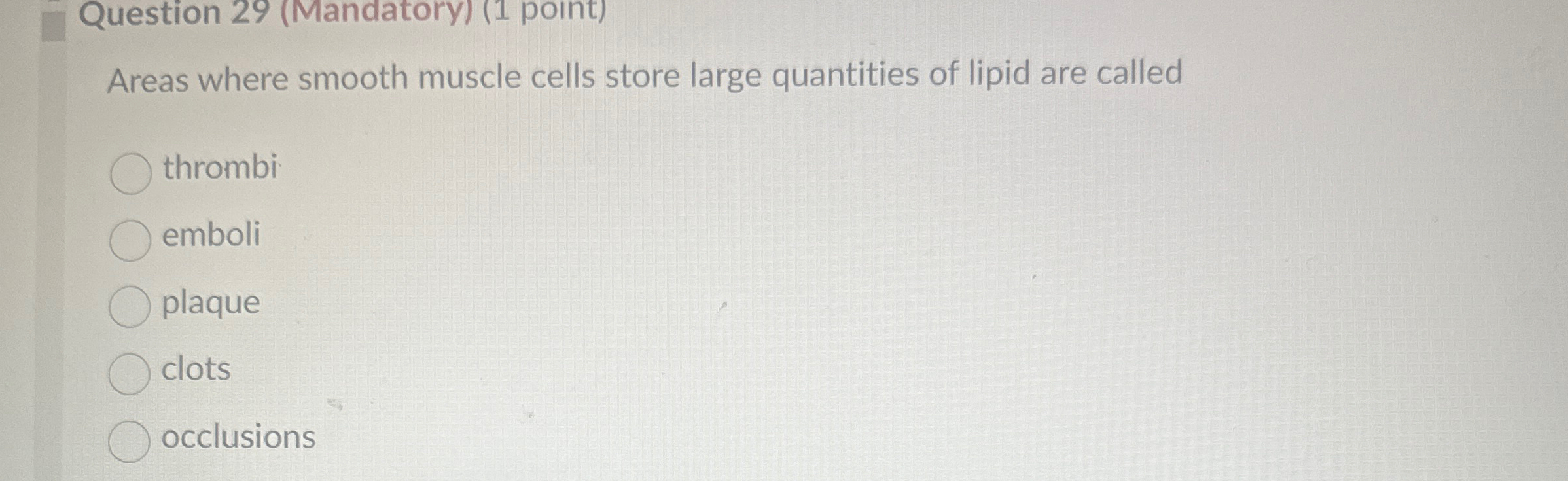 Solved Question 29 (Mandatory) (1 ﻿point)Areas where smooth | Chegg.com