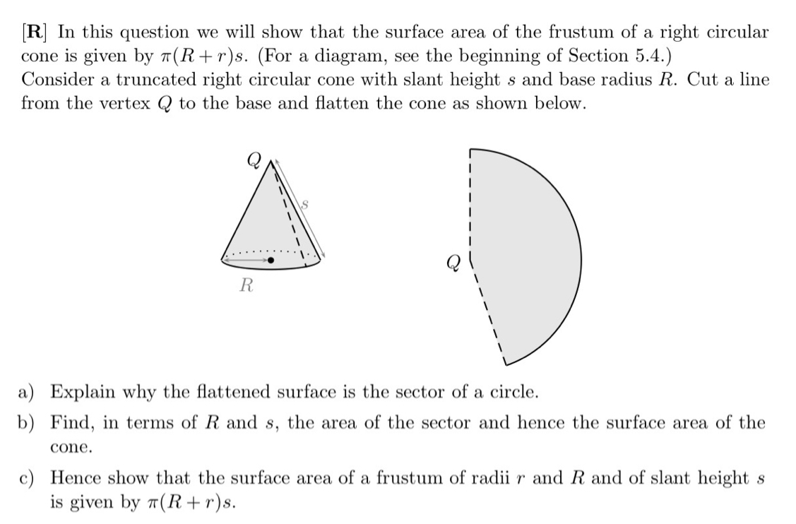 Solved [R] ﻿In this question we will show that the surface | Chegg.com