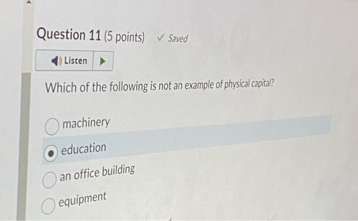 Solved Which of the following is not an example of physical | Chegg.com