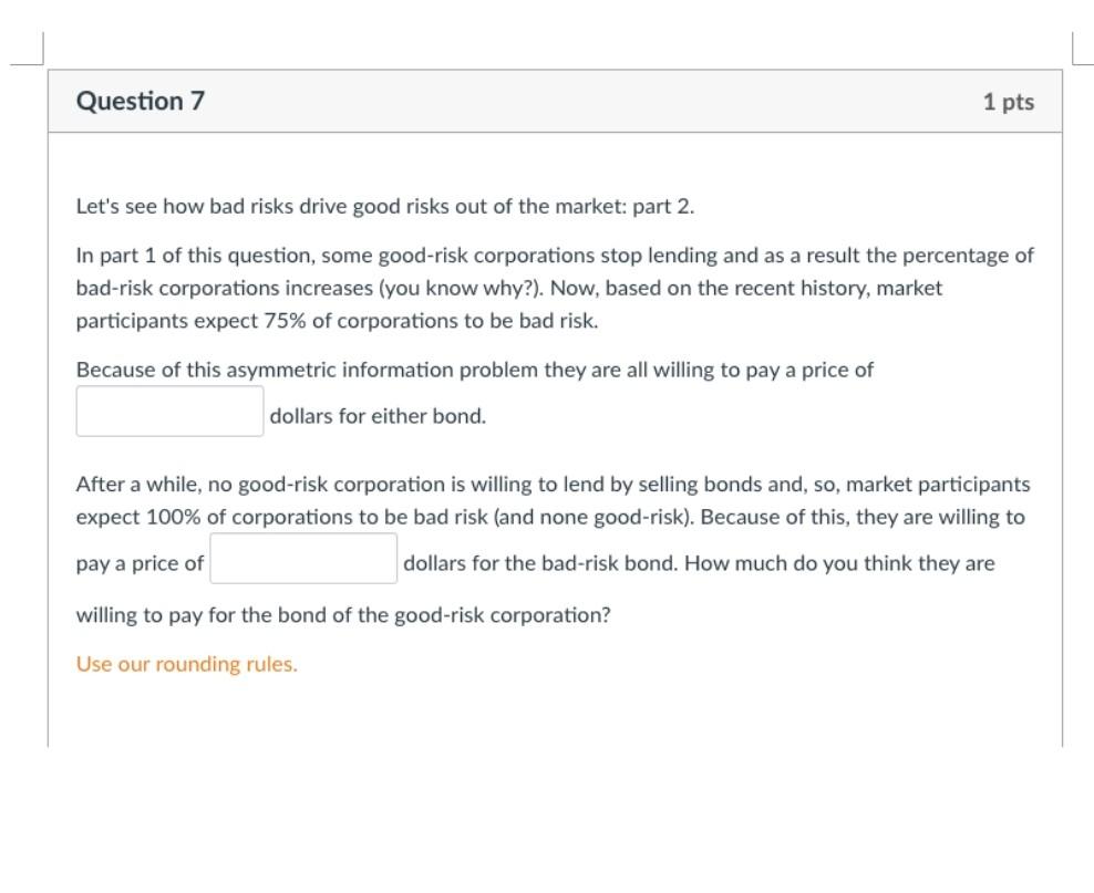 Let's see how bad risks drive good risks out of the | Chegg.com