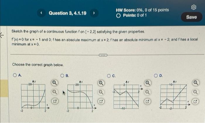 Solved Sketch the graph of a continuous function fon [−2,2] | Chegg.com