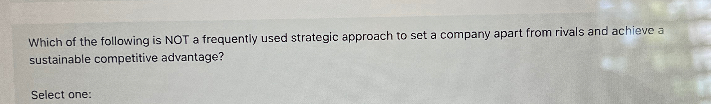 Solved Which of the following is NOT a frequently used | Chegg.com
