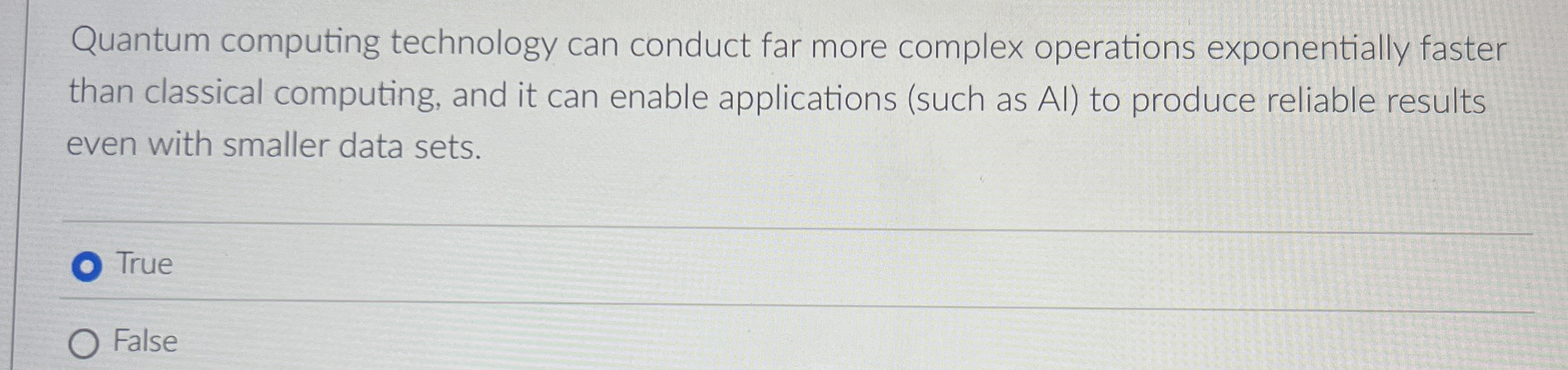 Solved Quantum computing technology can conduct far more | Chegg.com