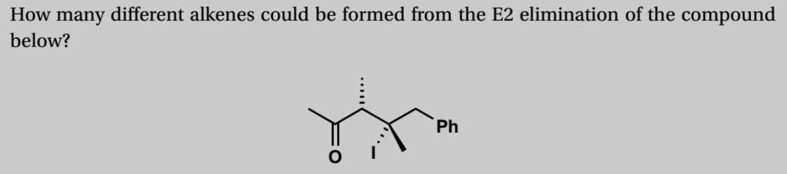 Solved How many different alkenes could be formed from the | Chegg.com
