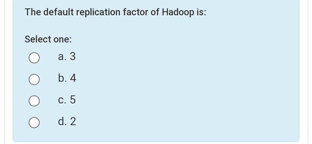 Solved For reading and writing data to/from Hadoop | Chegg.com