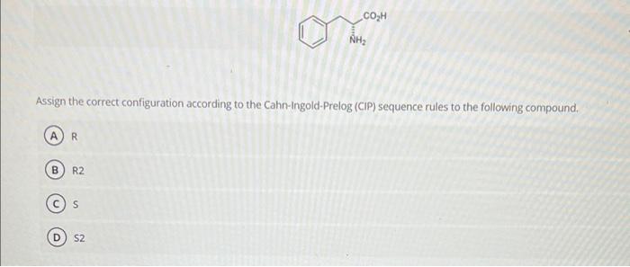 Solved Assign the correct configuration according to the | Chegg.com