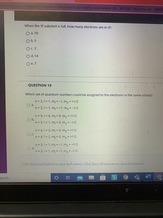 Solved when the 5f shell is full, how many electrons are in | Chegg.com