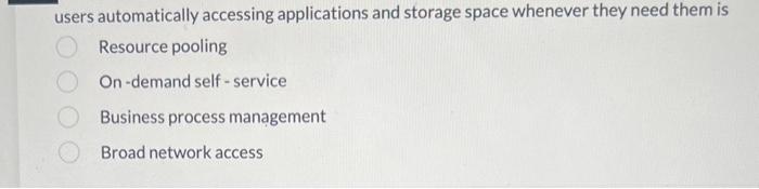 Solved users automatically accessing applications and | Chegg.com