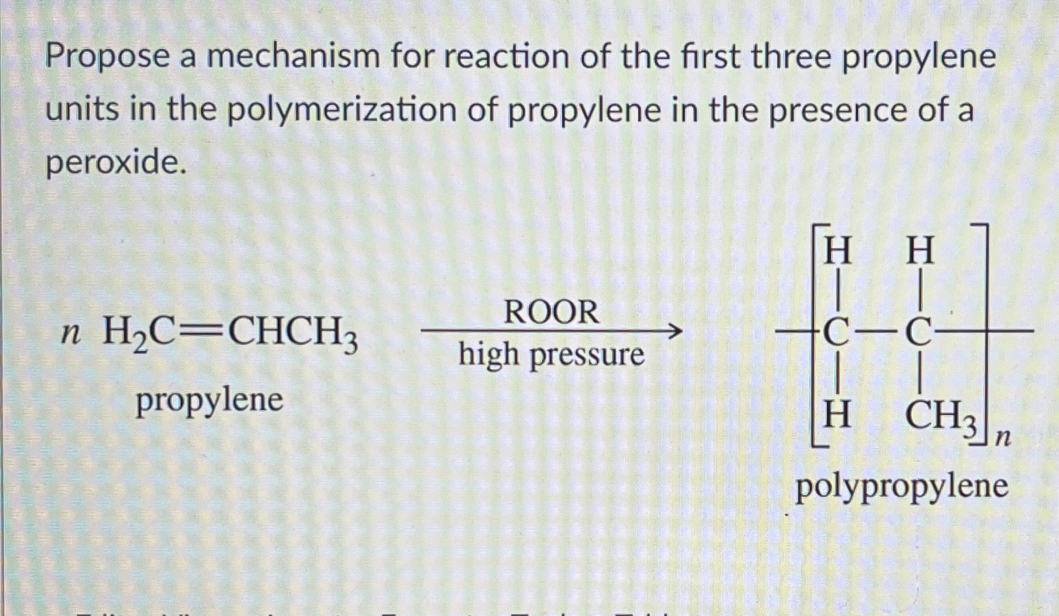 Solved Propose a mechanism for reaction of the first three | Chegg.com