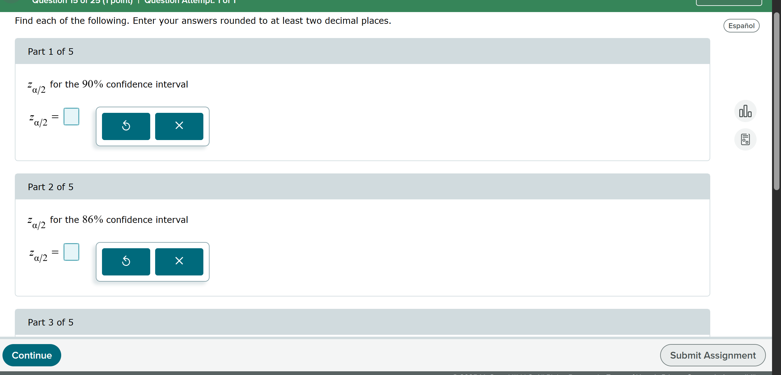 Solved Find each of ﻿the following. Enter your answers | Chegg.com