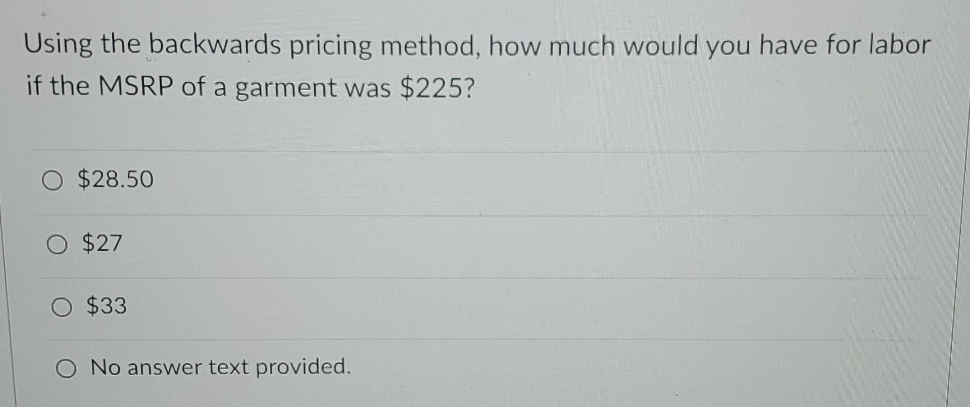 Solved If the MSRP of an item is $195.00 and it was marked | Chegg.com