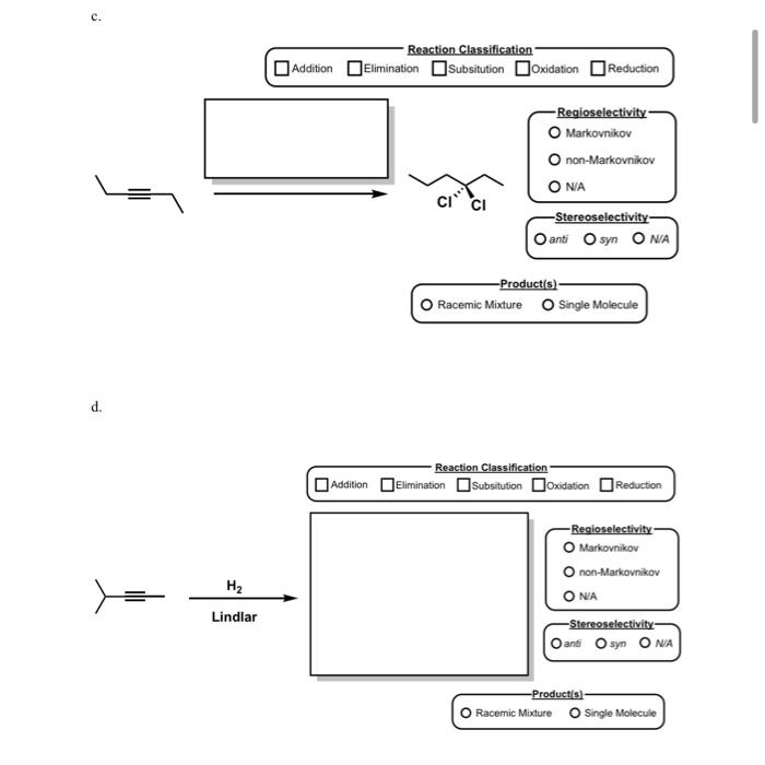 Solved 2) Fill in the missing reactant(s)/ product of the | Chegg.com