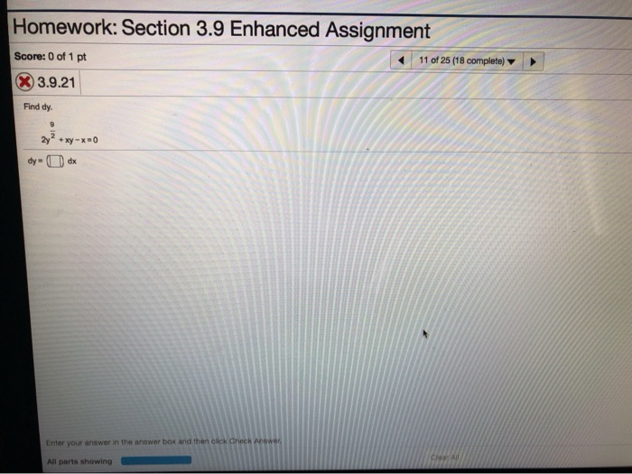 Solved Homework Section 3 9 Enhanced Assignment Score 0 Of