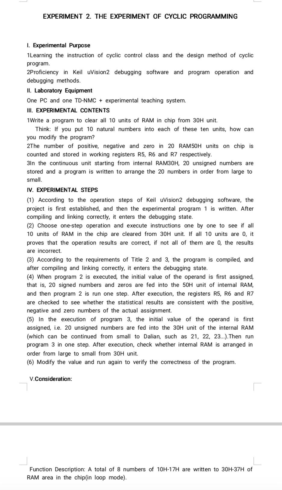 Solved I Experimental Purpose 1learning The Instruction Of