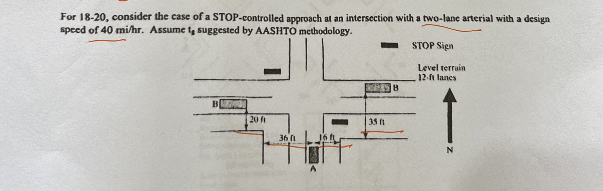 Solved For 18-20, ﻿consider the case of a STOP-controlled | Chegg.com