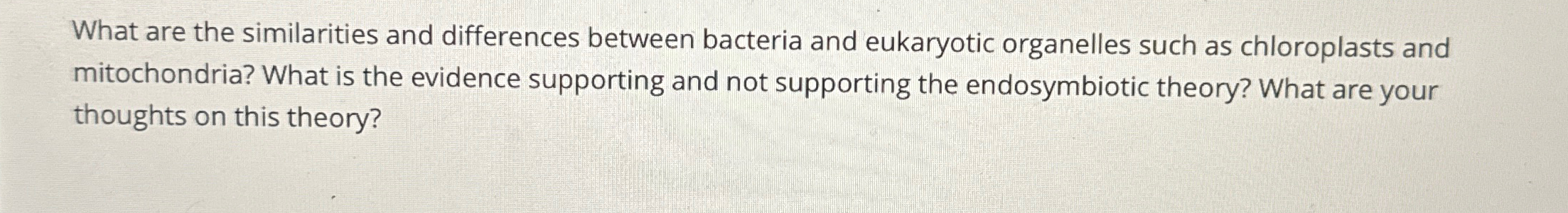 Solved What are the similarities and differences between | Chegg.com