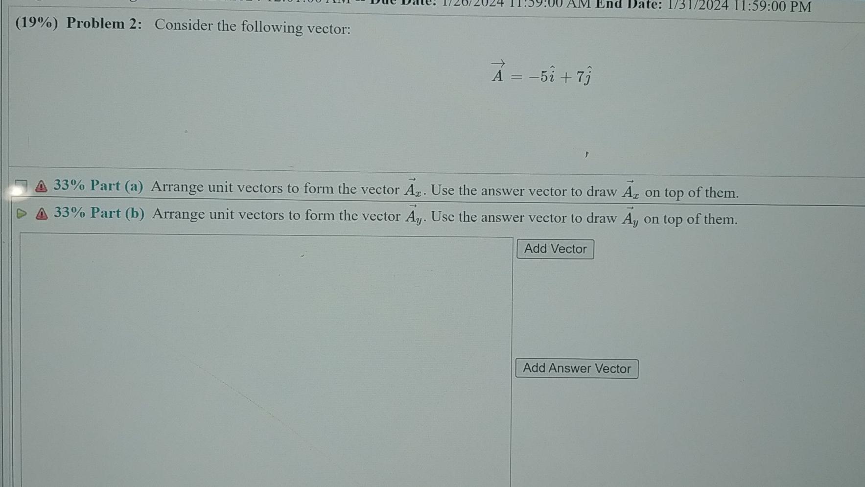 Solved (19%) ﻿Problem 2: Consider the following | Chegg.com