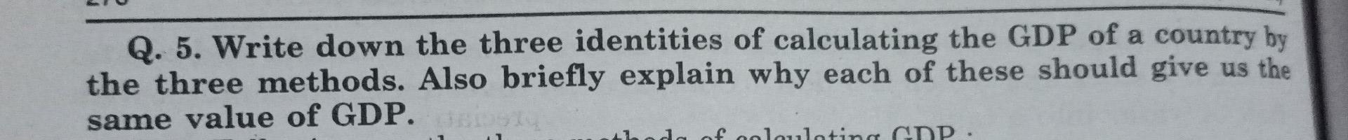 Solved Q. 5. Write down the three identities of calculating | Chegg.com