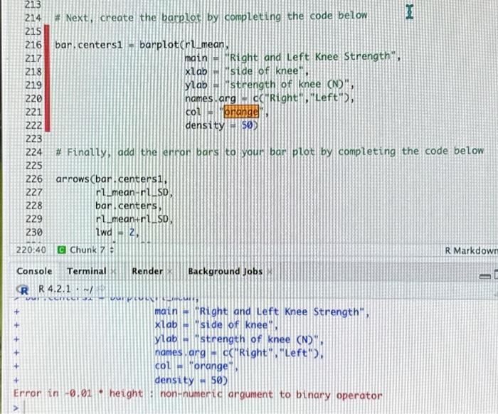 Solved 214 \# Next, create the barplot by completing the | Chegg.com