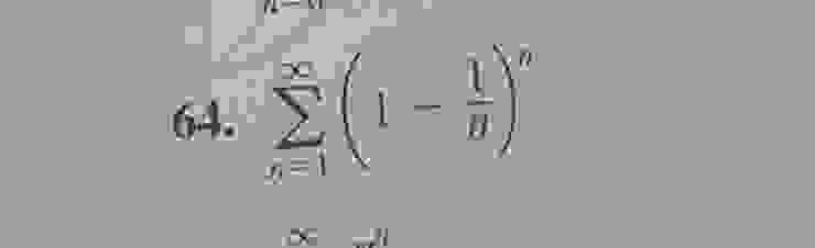 Solved Convergence orDivergenceWhich series in Exercises | Chegg.com