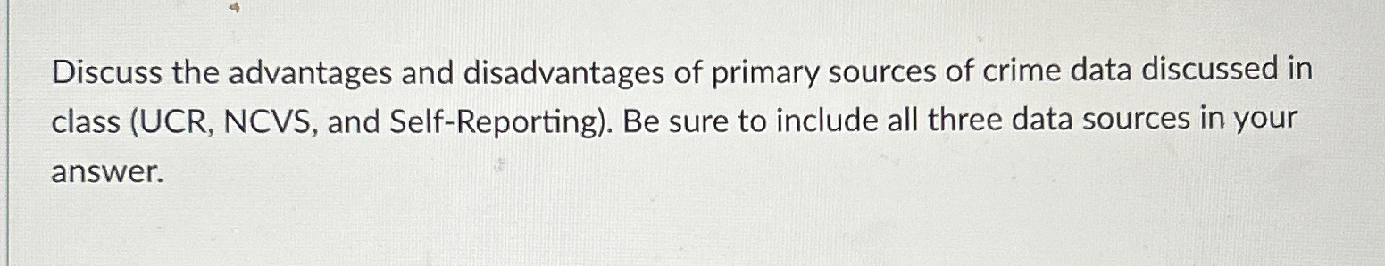 Solved Discuss the advantages and disadvantages of primary | Chegg.com